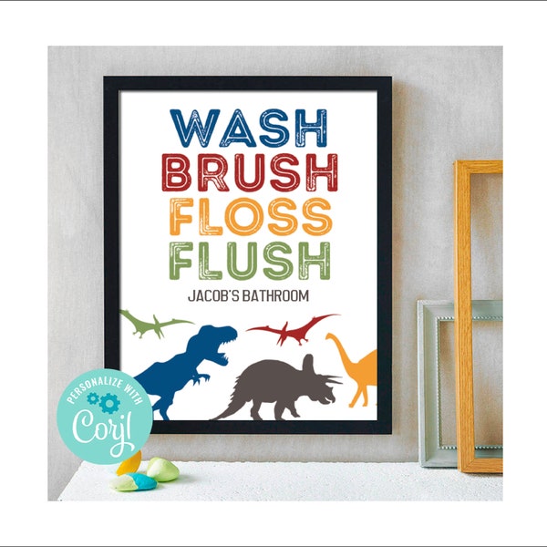 Dinosaur Theme Bathroom - Etsy