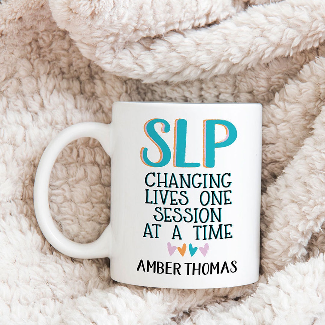 Personalized SLP Mug | Speech and Language Pathologist Gift ...