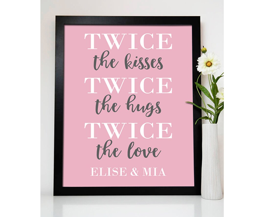Twin Sisters Wall Art | Twin Sisters Decor | Girls Room | Twin Sister ...