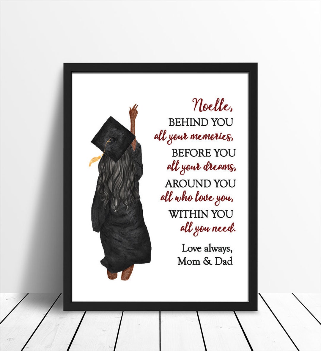 Graduation Art | Graduation Party Decor | Gift for Graduate ...