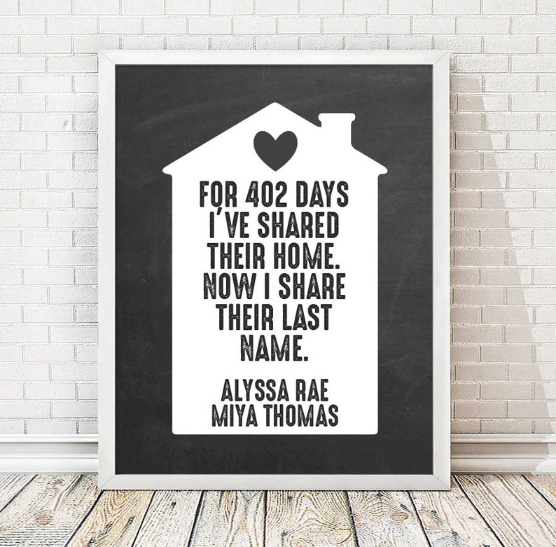 Personalized Adoption Print Adoption Date Adoption Day | Etsy Personalized Adoption Print Adoption Date Adoption Day | Etsy