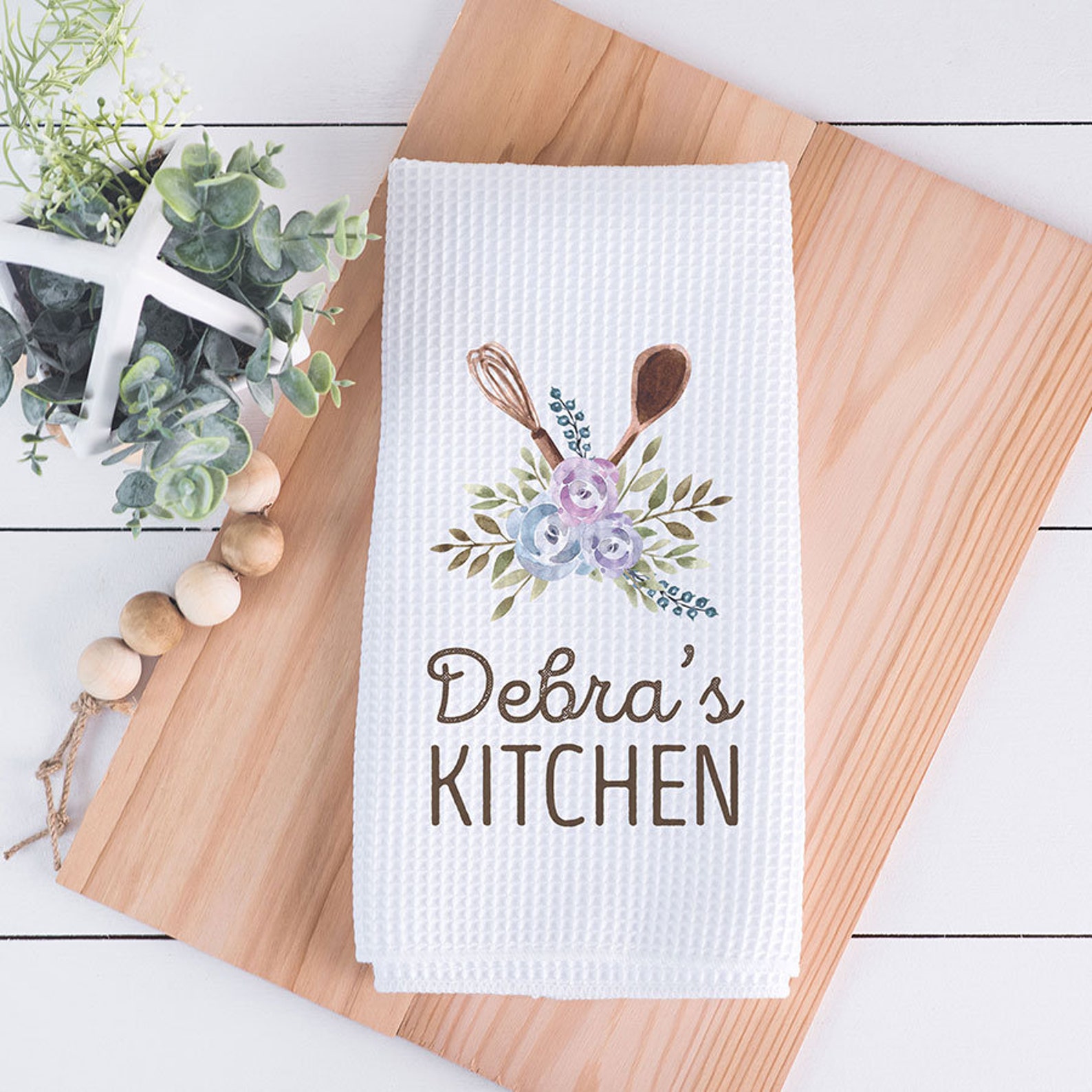 Custom Kitchen Towel Personalized Kitchen Towel - Etsy