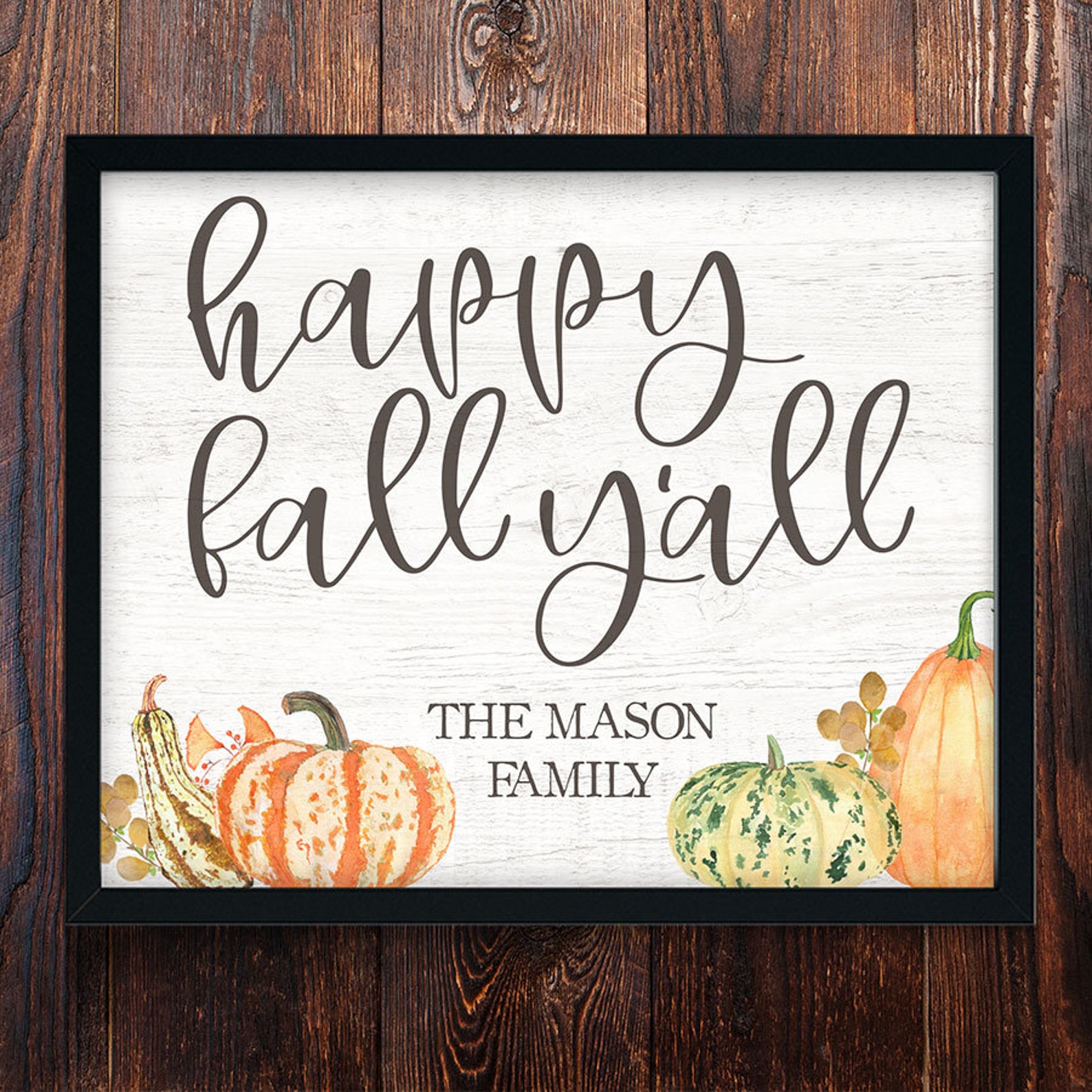 Personalized Fall Print Autumn Decor Fall Decor Fall - Etsy