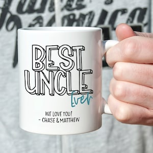 Personalized Uncle Mug | Uncle Coffee Cup | Uncle Gift | Best Uncle ...