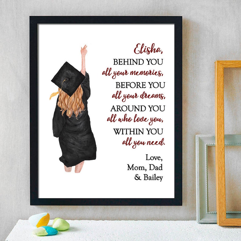 Graduation Art Graduation Party Decor Gift for Graduate - Etsy