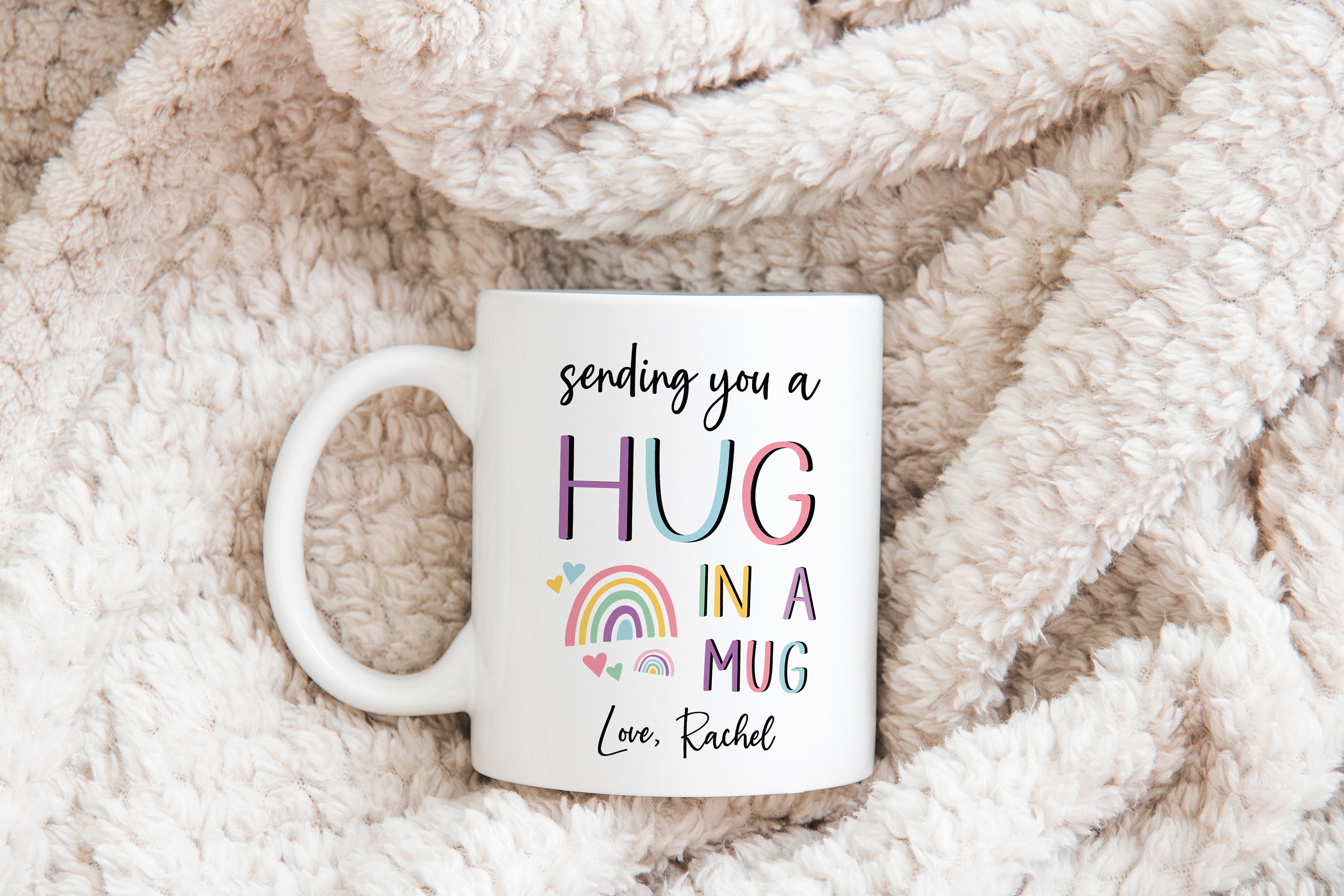 Personalized Sending You A Hug in A Mug | Friendship Gifts | Long ...