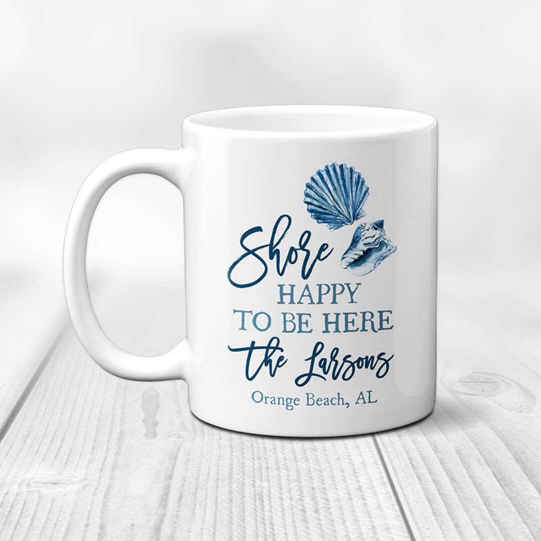 Personalized Beach Mug | Beach House Gift | Beach Vacation | Hostess ...