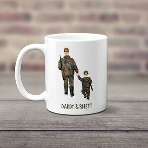 Father and Son Hunting Mug | Dad Coffee Cup | Father's Day Gift ...