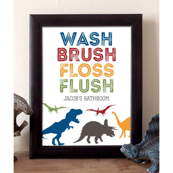 Dinosaur Bathroom - Etsy