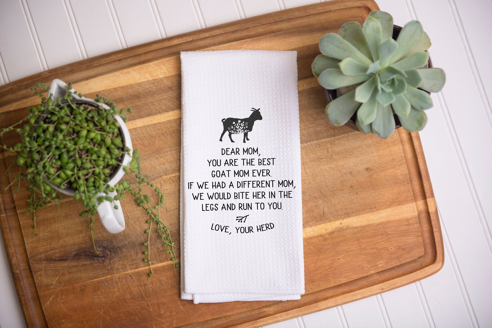 Goat Towel, Goat Gift, Goat Lady Towel, Farmer Gift, Backyard Farmer ...