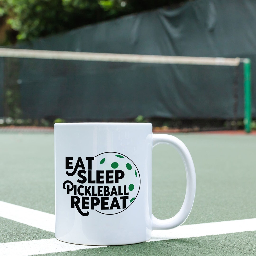 Eat Sleep Repeat Pickleball Mug | Pickleball Team Coffee Cup | Gift for ...