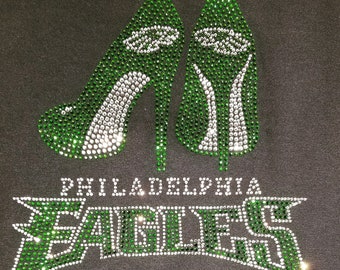 Philadelphia Eagles Bling Shirt | Etsy