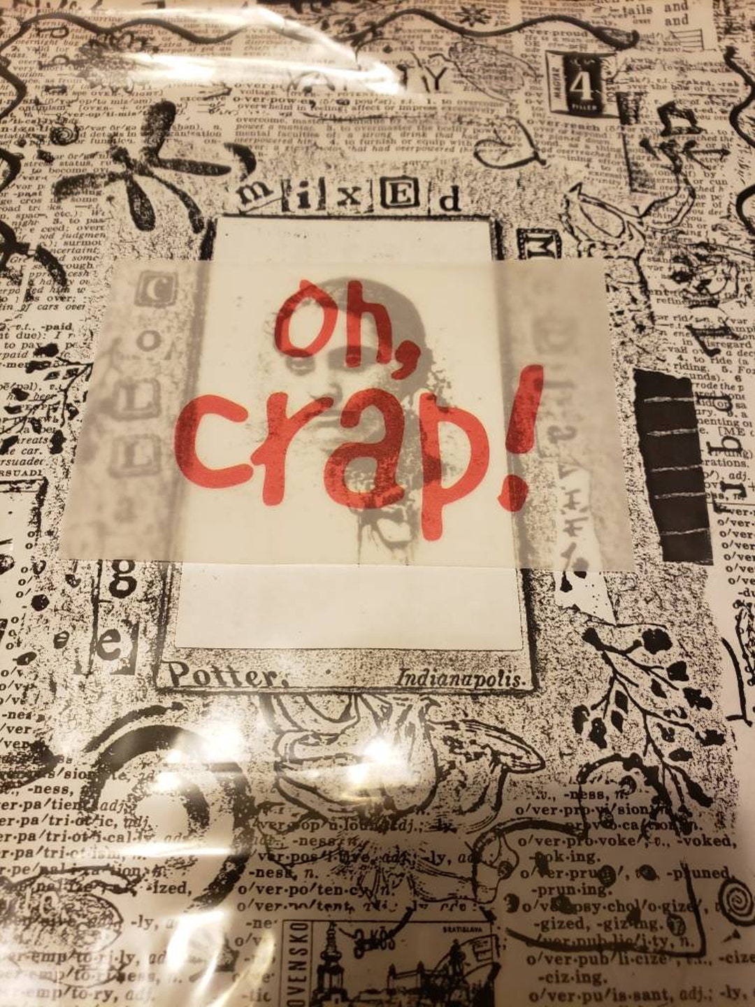 Oh Crap! Scrapbook Emphemera, Scrap Bags, Scrap Paper, Junk Journal ...