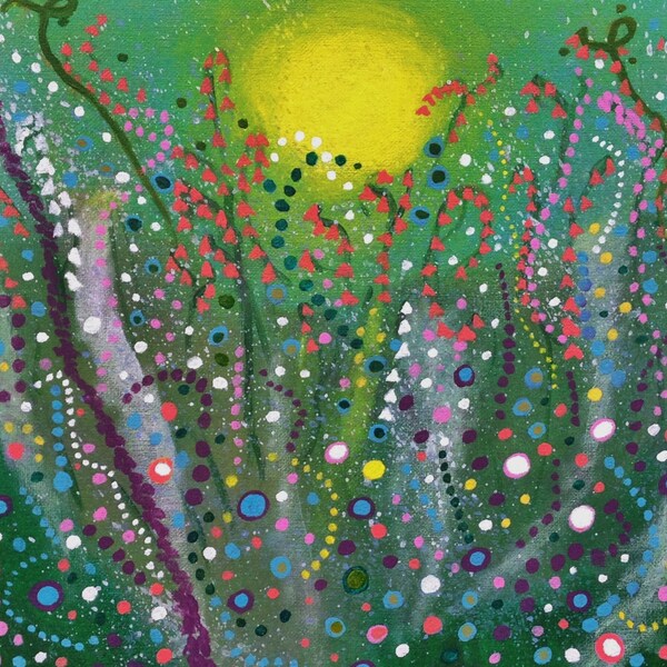 DEVON VALLEY FARM an Original Landscape Painting 11 X 14 In. Clouds Sky ...