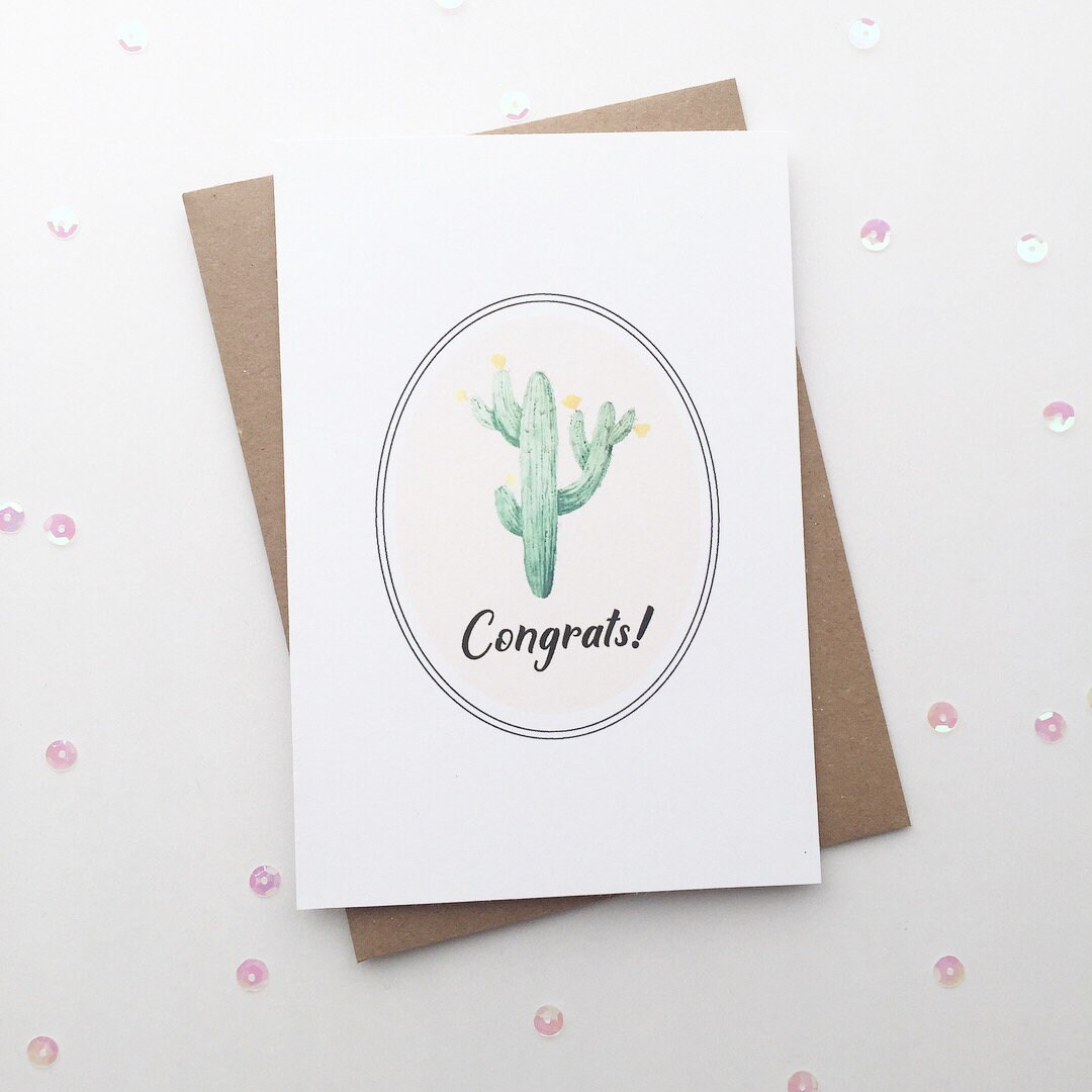 Cacti Card Pack . 5 Cards . Cactus Card . Every Occasion Cards - Etsy