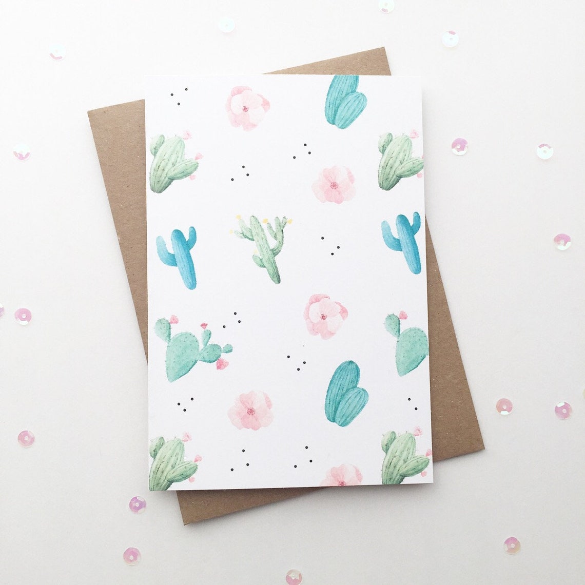 Cacti Card Pack . 5 Cards . Cactus Card . Every Occasion Cards | Etsy