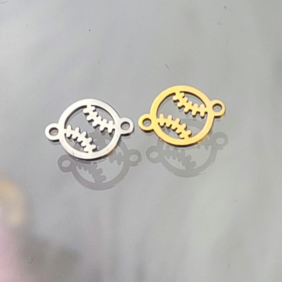Permanent Jewelry Small Baseball Connector, Water and Tarnish Resistant ...