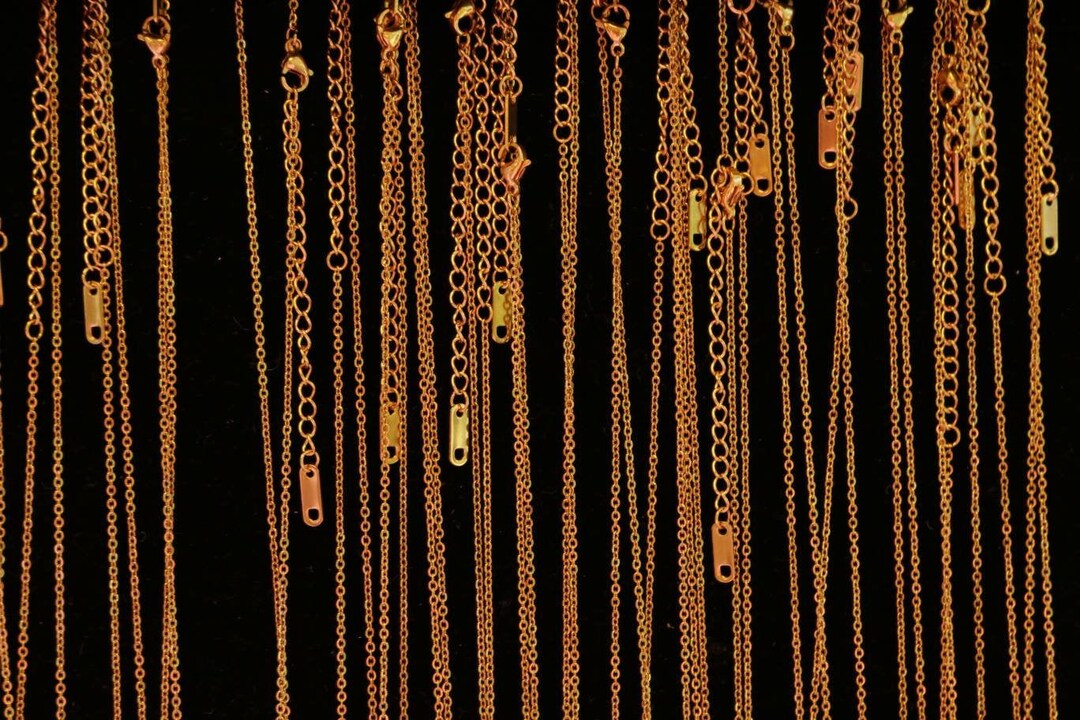 Gold Cable Chain, High Quality Does Not Tarnish or Change Colors With ...