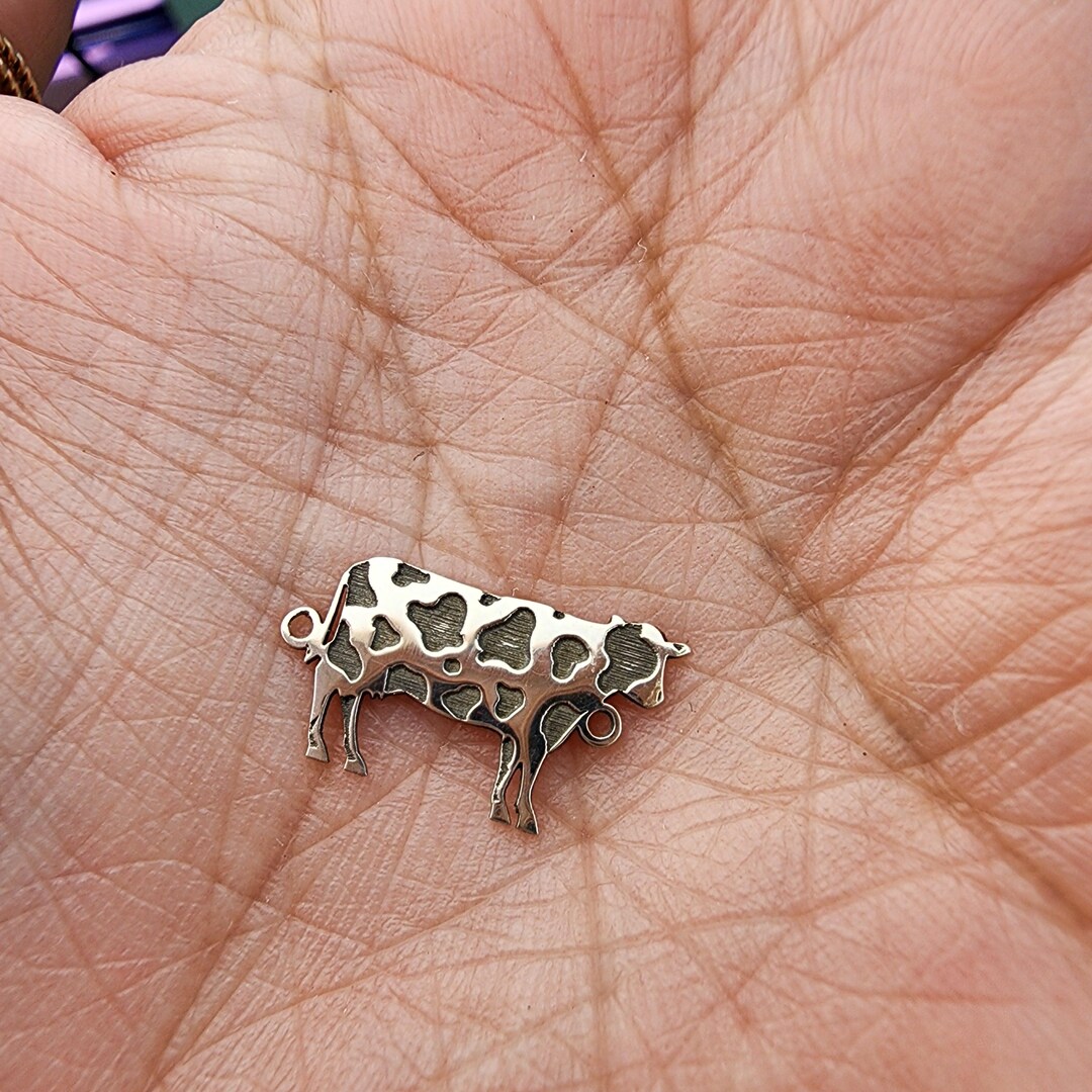 Cow Connector 14k Gold Filled or Sterling Silver Connector - Permanent ...
