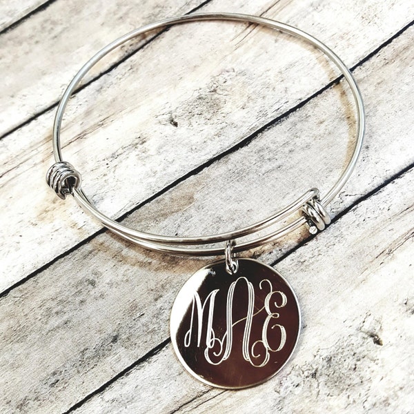 Monogram Bracelet - Etsy
