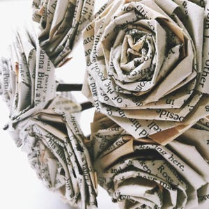 Book Paper Rose Bouquet Wedding Anniversary Valentine's Day Gift for ...