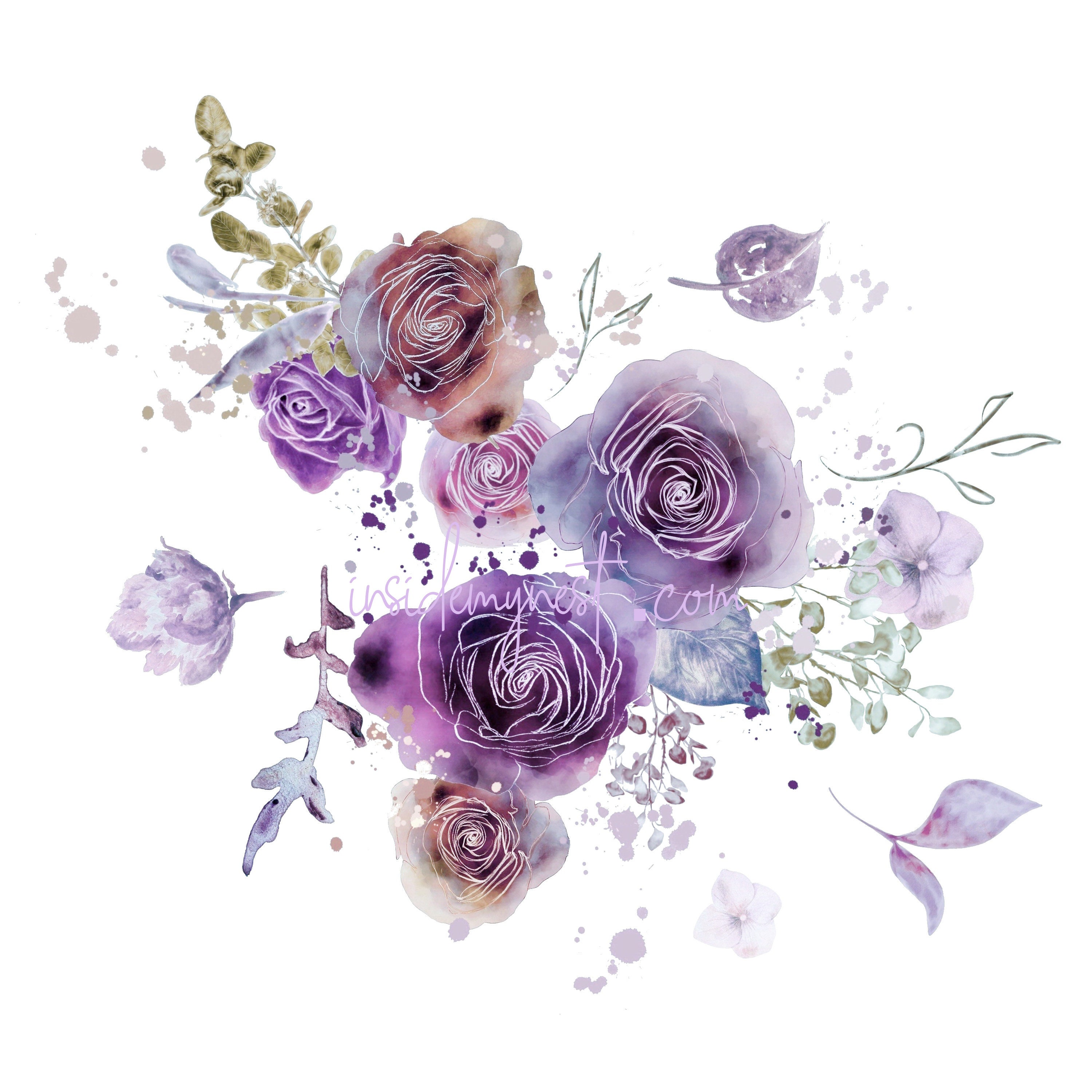 Vintage Rose Png