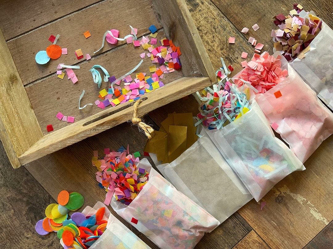 Bright Colourful Biodegradable Tissue Paper Confetti Eco-friendly ...
