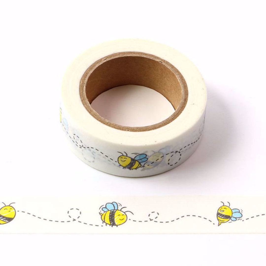 Busy Bee Print Washi Tape Bullet Journal Planner Accessories Scrapbook ...