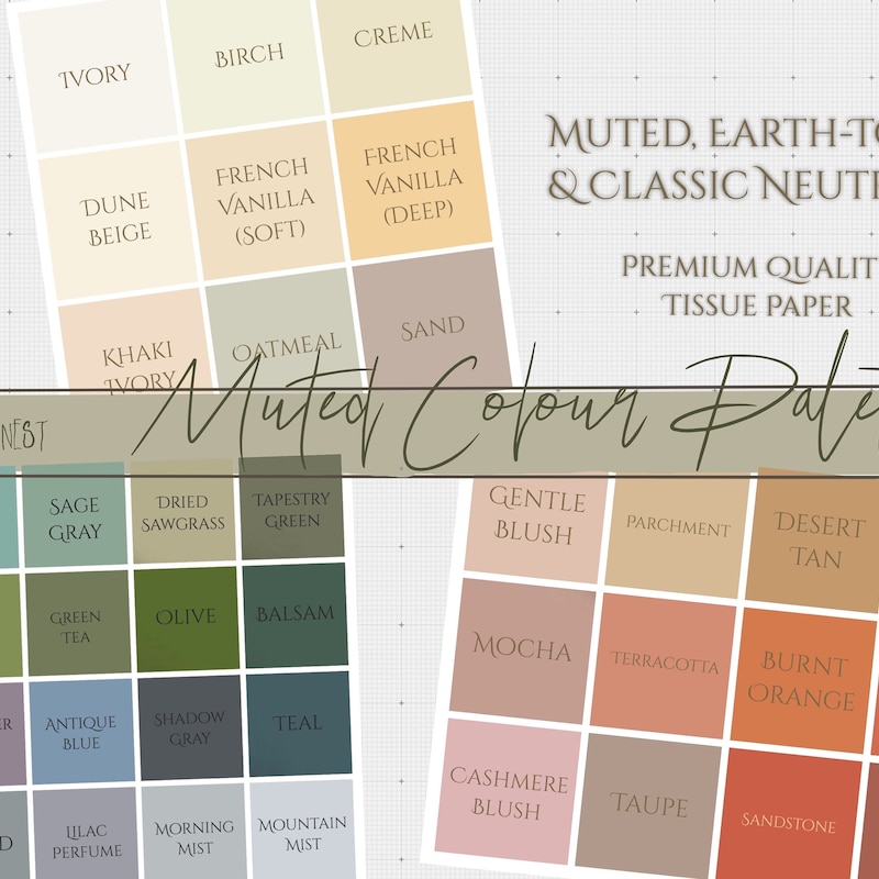 Soft Earth Tone Paper - Etsy UK