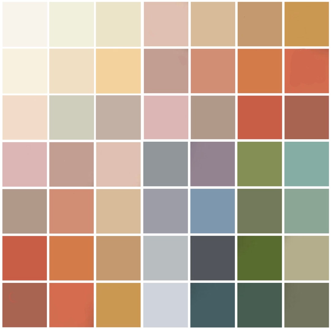 Muted Neutral Earth-tone Vintage Coloured Tissue Paper Sheets 30x20 ...