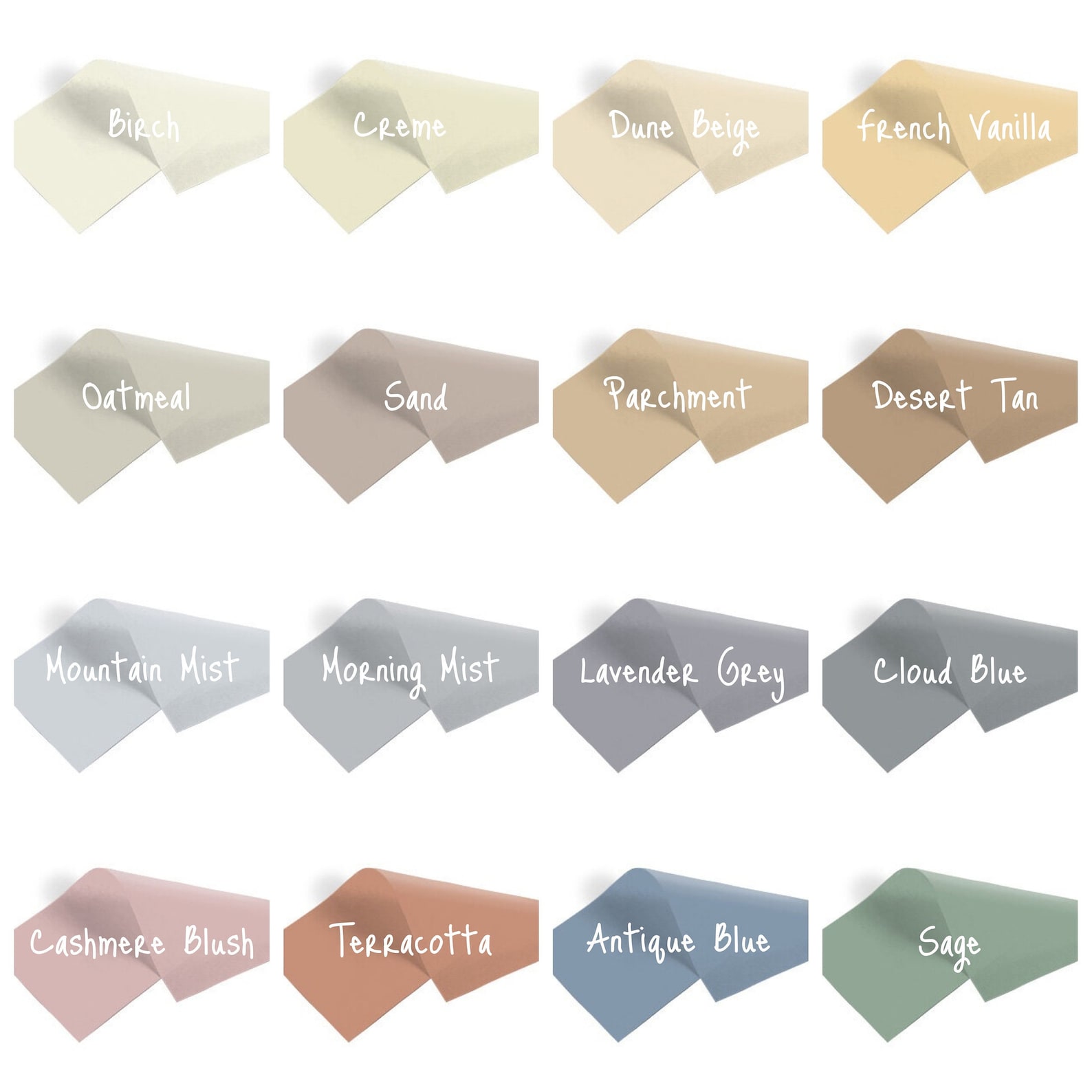 Muted Neutral Vintage Coloured Tissue Paper Sheets 30x20 Inches ...