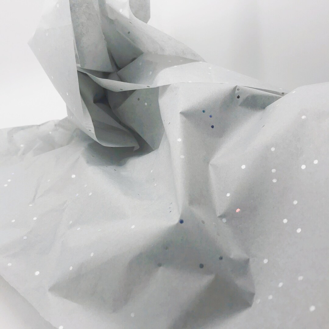 Sparkly Silver Dust Tissue Paper Sheets Gift Wrap Wrapping 30x20 ...