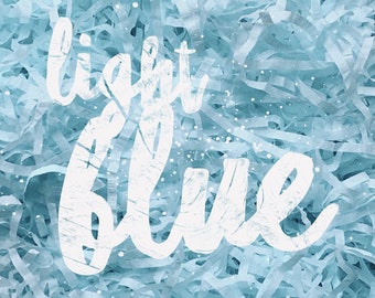 Light Blue Filler Paper | Etsy