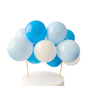 Blue Balloons Cake Topper Balloon Cloud Cake Topper for - Etsy