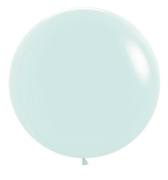 36 Inch Round Mint Green Balloon Pastel Matte Balloon 36 | Etsy