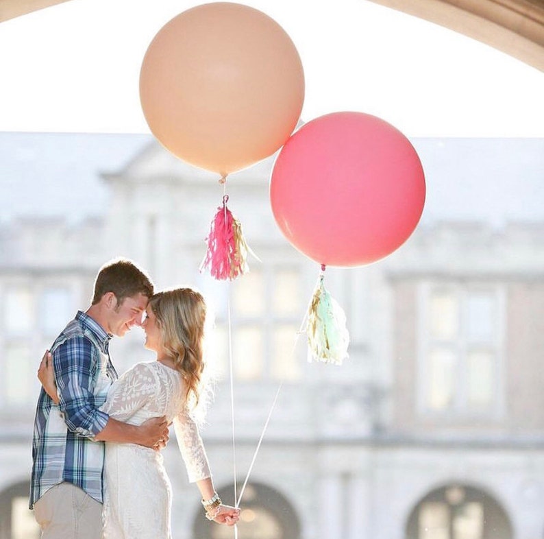 36 Inch Round Peachy Blush Giant Balloon 36 Inch Giant - Etsy Canada