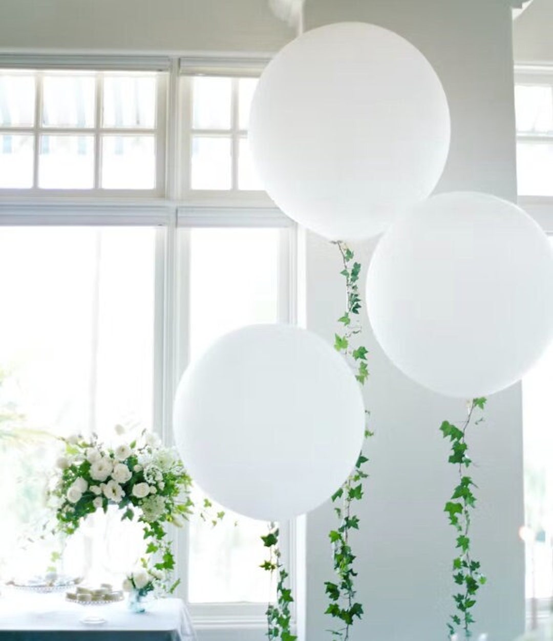 36 Jumbo Balloon With Vine Greenery Garland Balloon - Etsy