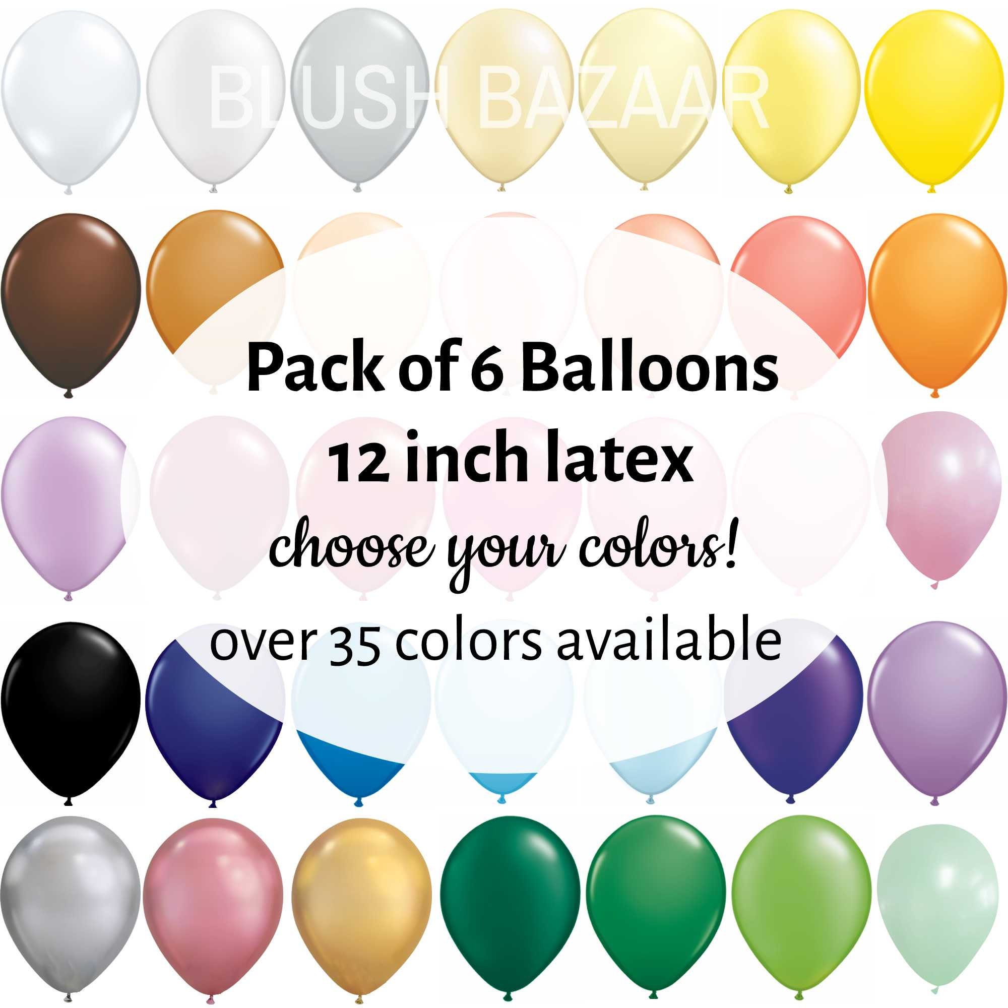 18 inch Star Balloons Order by Color Chart DIY Balloon ...