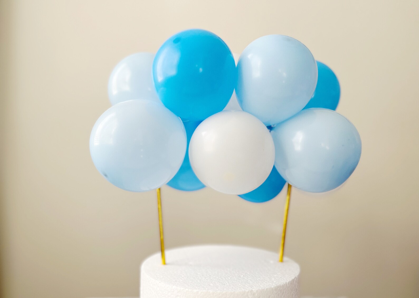 Blue Balloons Cake Topper Balloon Cloud Cake Topper for - Etsy