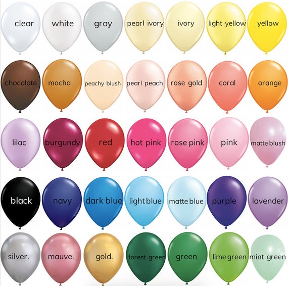 18 Inch Latex Balloons -18 inch balloons, Balloon Bouquet, Balloon Set ...