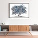 Tree Art Poster Print Blue Large Wall Hangings Navy Wall Hangings ...