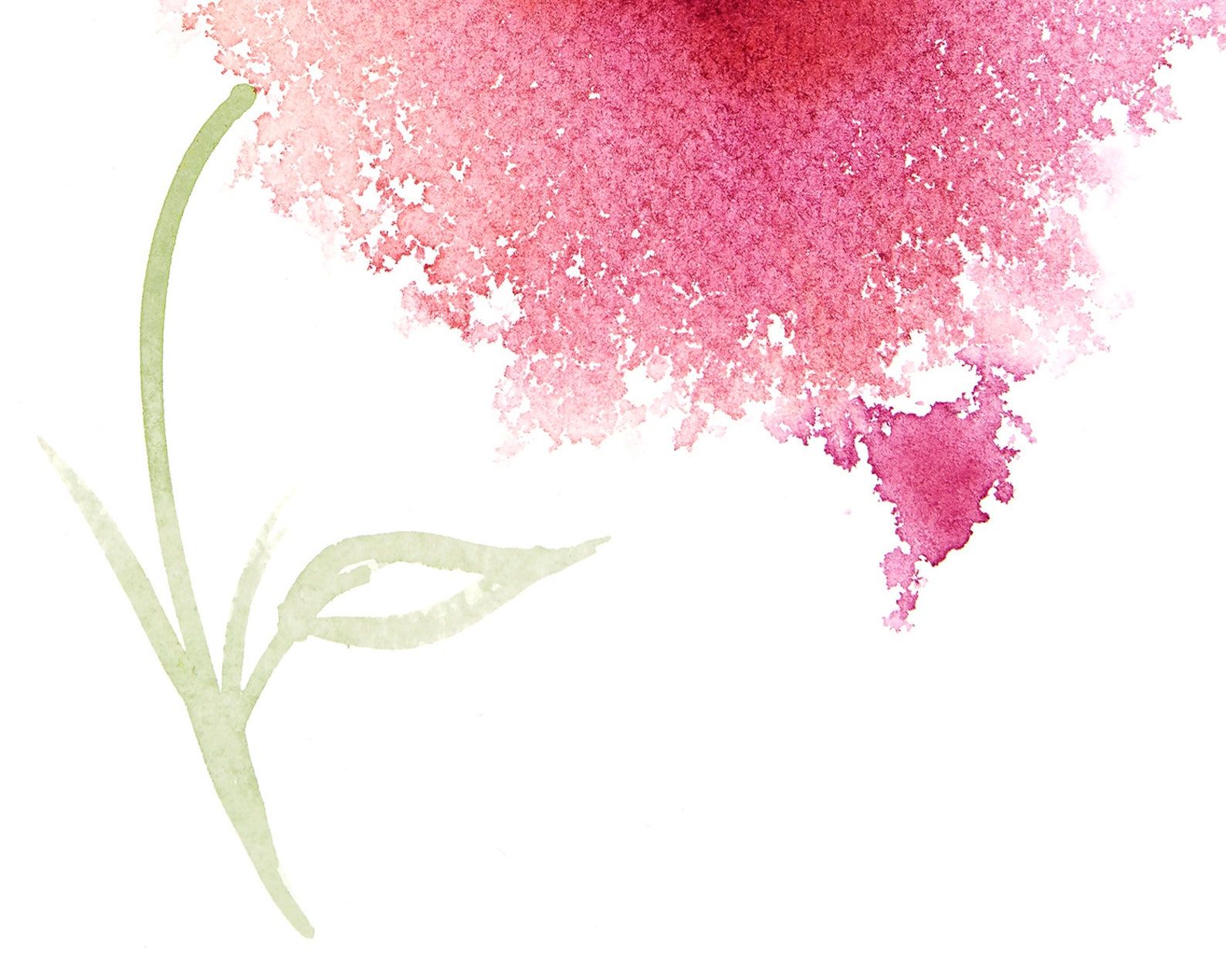 Printable Art Red Flower Wall Art Digital Download Abstract - Etsy