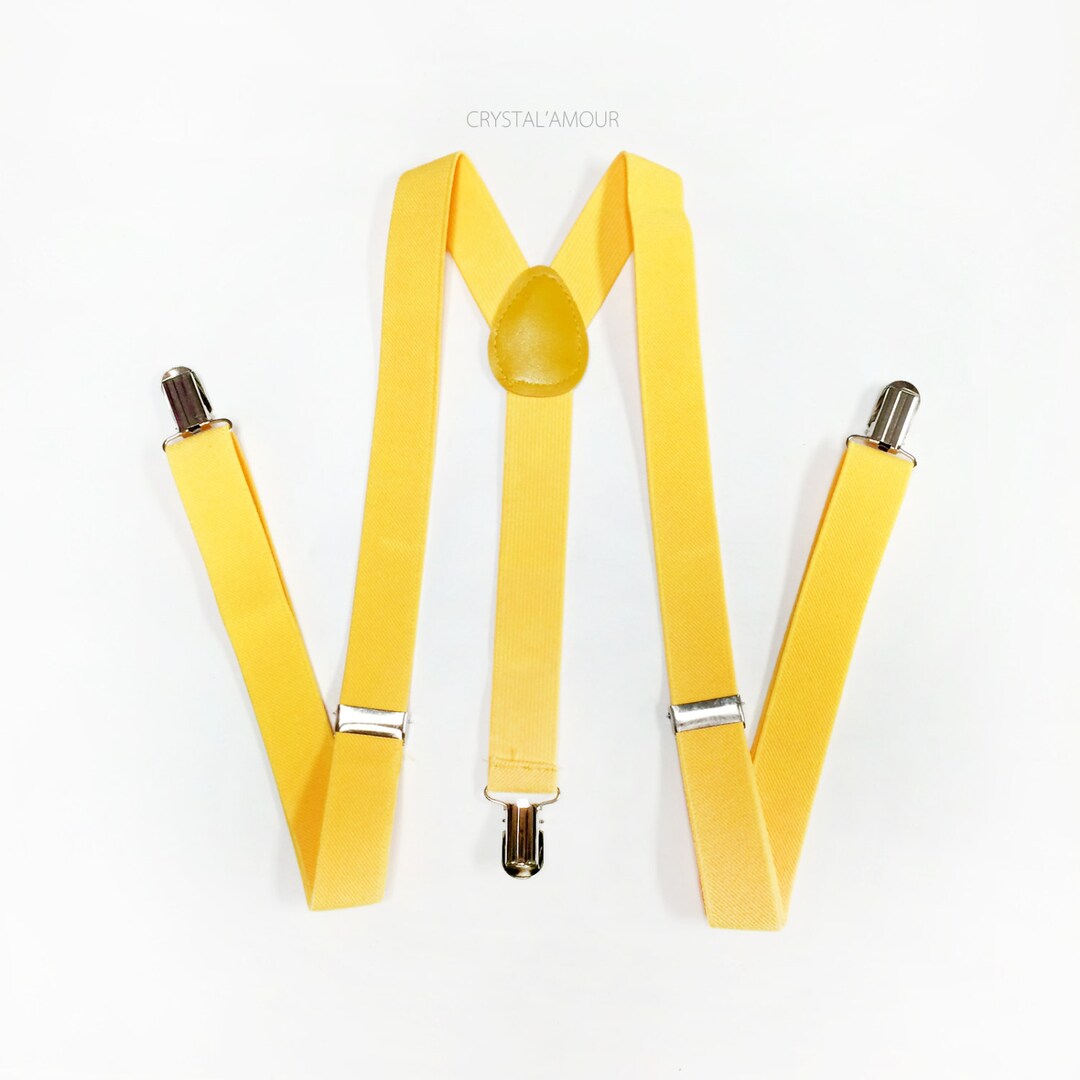 Men's Suspenders, Men's Yellow Suspenders, Yellow Suspenders, Yellow ...