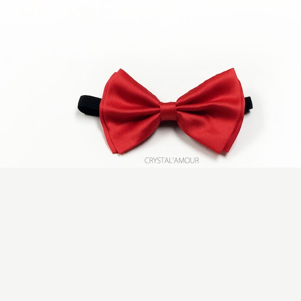 Red Baby Bow Tie - Etsy