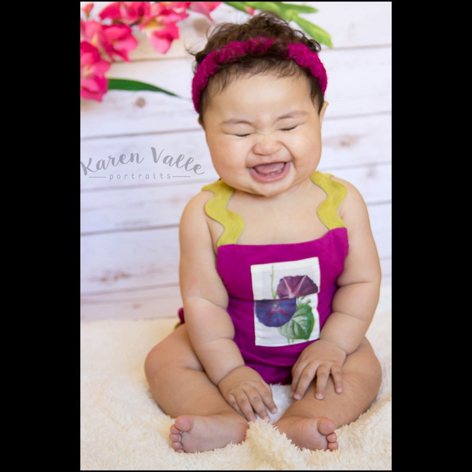 Crochet Baby Circle Headband Photo Prop Special Occasion - Etsy