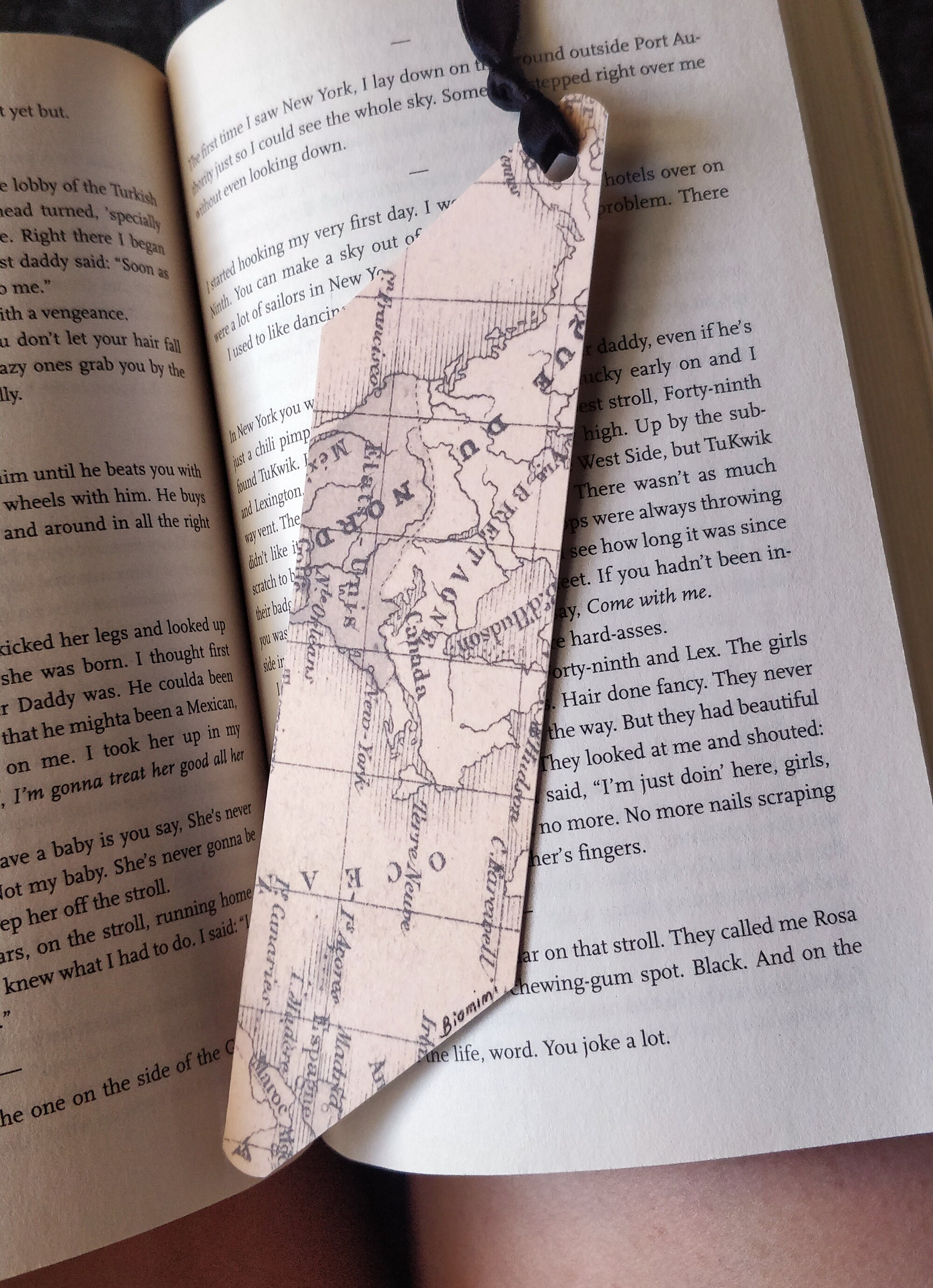 Handmade Bookmarks World Map Set - Etsy