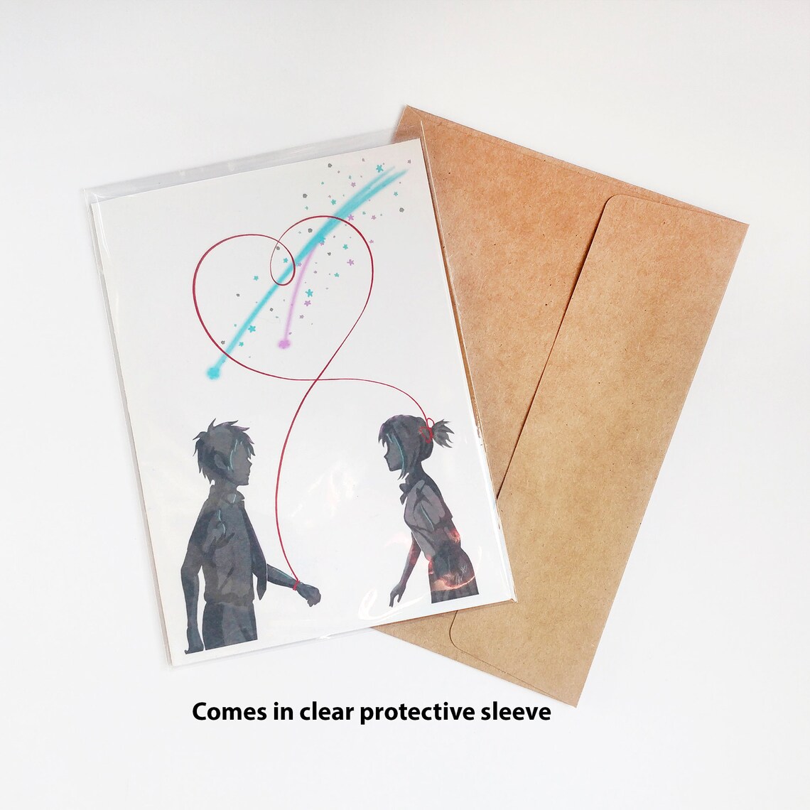 Your Name Anime Greeting Cards Blank kimi No Na Wa | Etsy