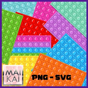 Pop It Digital Paper Pop It Png Pop It Svg Rainbow great - Etsy Canada