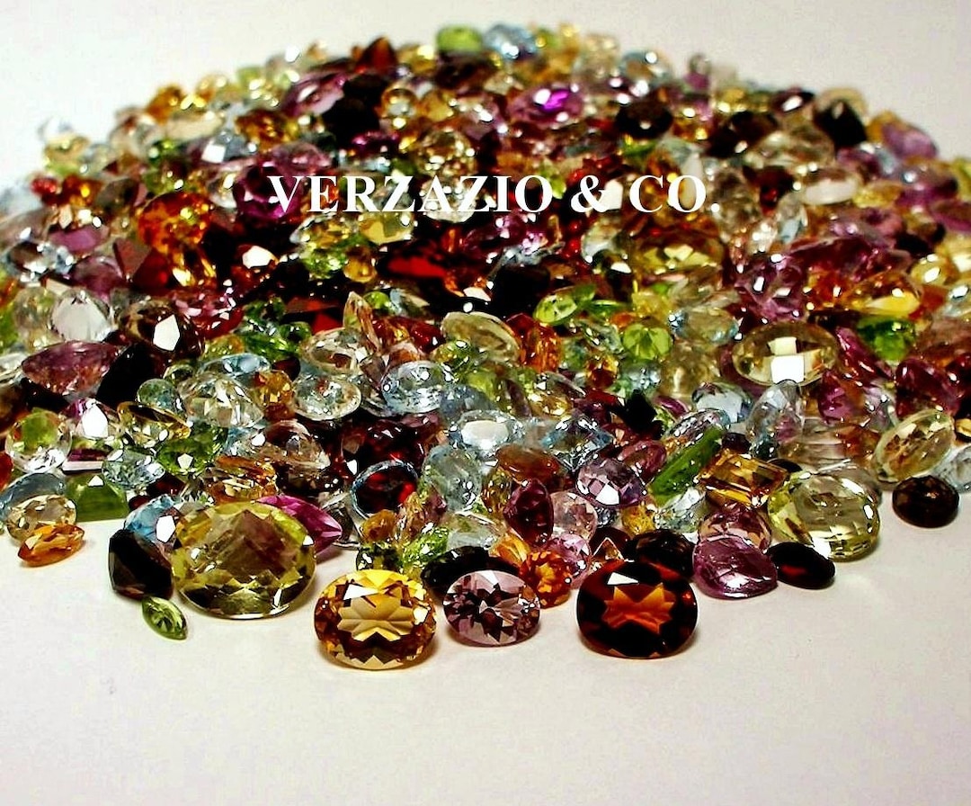 Natural Gemstone Lot: Mixed Semiprecious Gems for Jewelers - Etsy