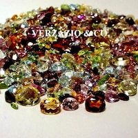 Loose Natural Mixed Semi-precious Gemstones Lot With Multiple Shapes ...